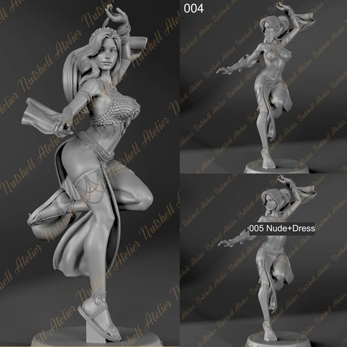 Belly Dancer 3D Print Model Kit Unpainted Unassembled 6 Version NSFW GK | eBay