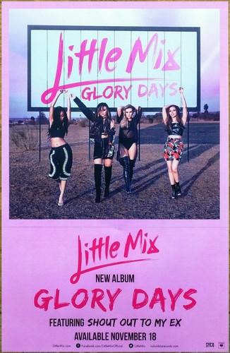 LITTLE MIX Glory Days Ltd Ed New RARE Tour Poster +BONUS R&B Pop Dance ...