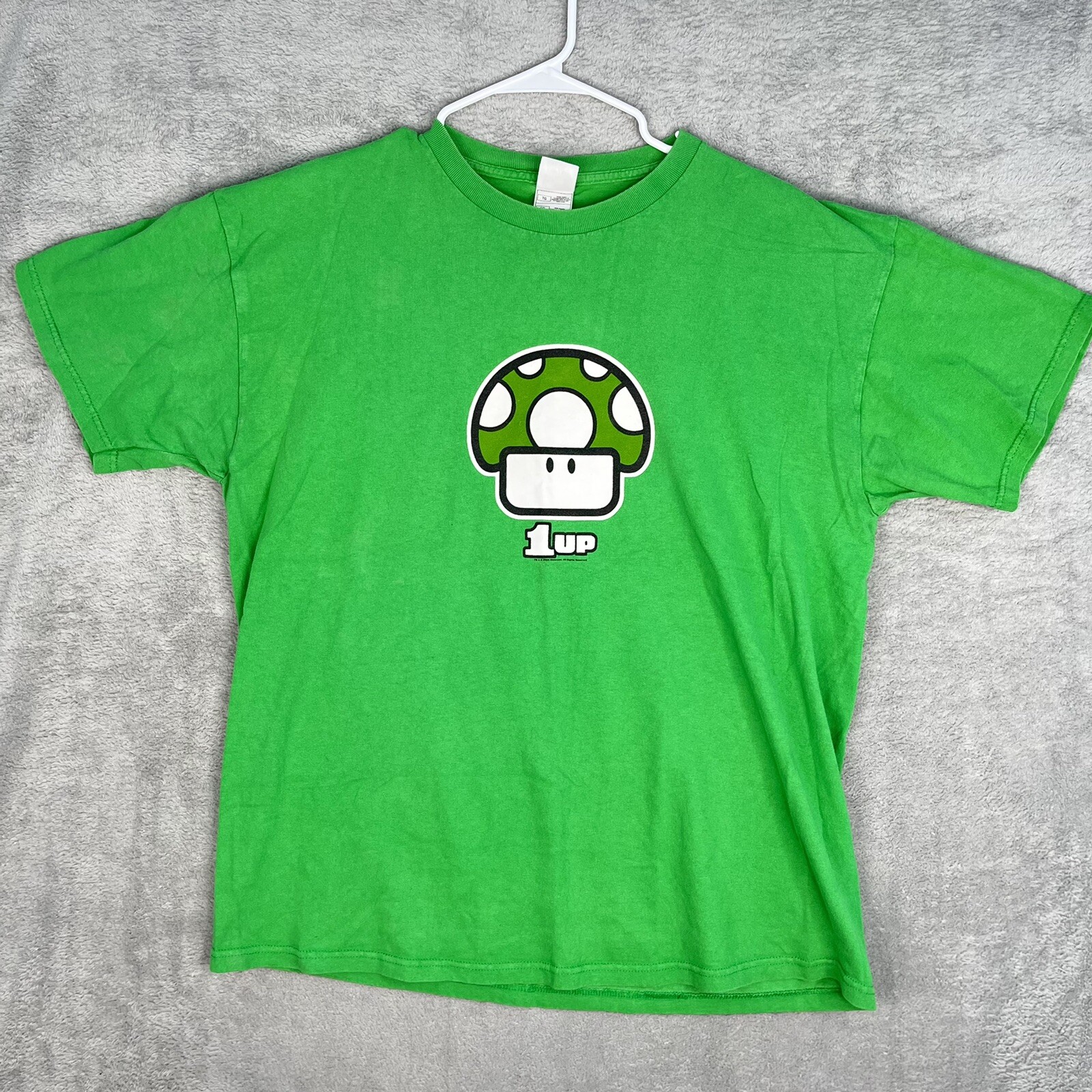 Vintage Nintendo Mario 1UP Mushroom Video Game T-Shir… - Gem