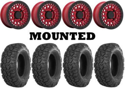 Kit 4 ITP UltraCross R-Spec 31x9.5-15 on Parker Beadlock Red Nar VIK | eBay