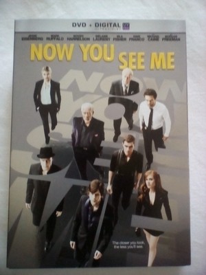 Now You See Me DVD w/ SLIPCOVER Woody Harrelson Jesse Eisenberg Mark ...