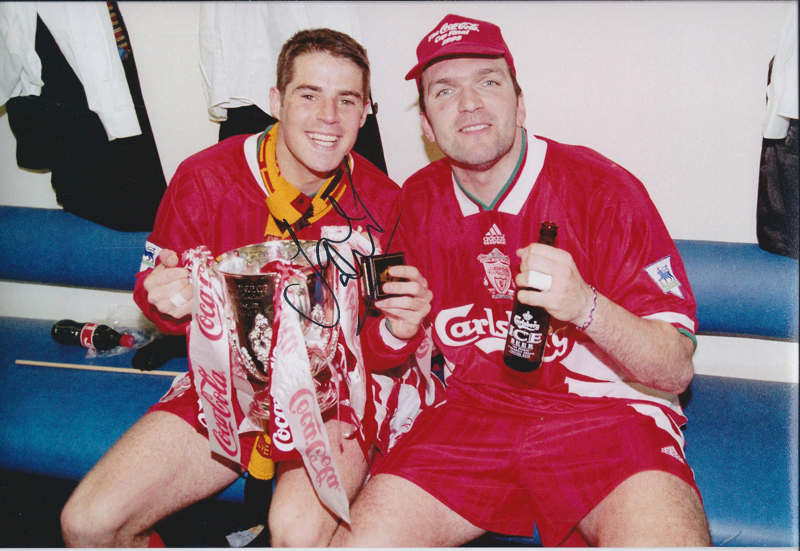 Jamie Redknapp Signed Autograph 12x8 Photo + COA Liverpool i/c Razor ...