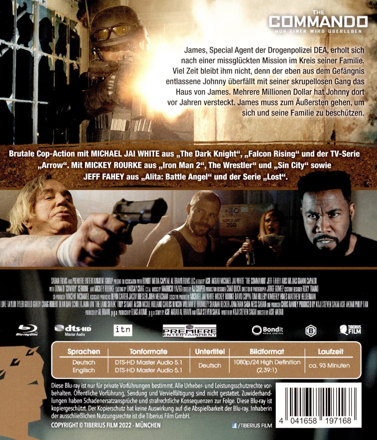 THE COMMANDO *2022 / Mickey Rourke / Jeff Fahey / Michael Jai White* RB Blu-ray | eBay UK