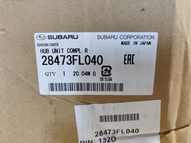 Genuine Subaru Rear Axle Hub Wheel Bearing 28473FL040 OEM for sale ...