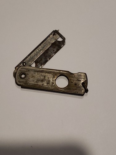 Vintage Valet Auto Strop Safety Razor Co. Cigar Cutter Key Ring Utility ...