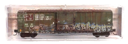 N Micro Trains 025 44 376 Green Mountain GMRC 23029 Ex-MT&W 50' Rib ...