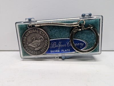 Command and General Staff College Key Chain Silver Plate in case | eBay