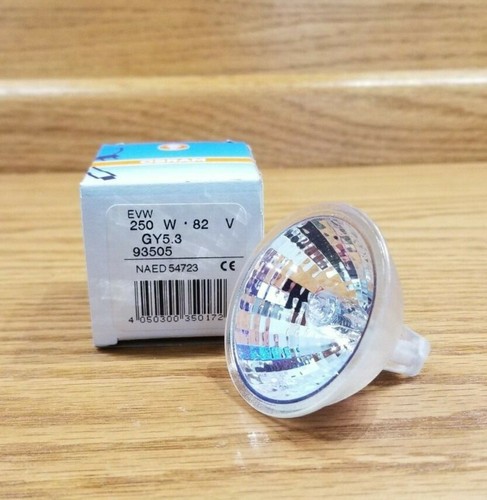 EVW 82V 250W GY5.3 base Halogen Overhead Projector Light Bulb (NEW) | eBay