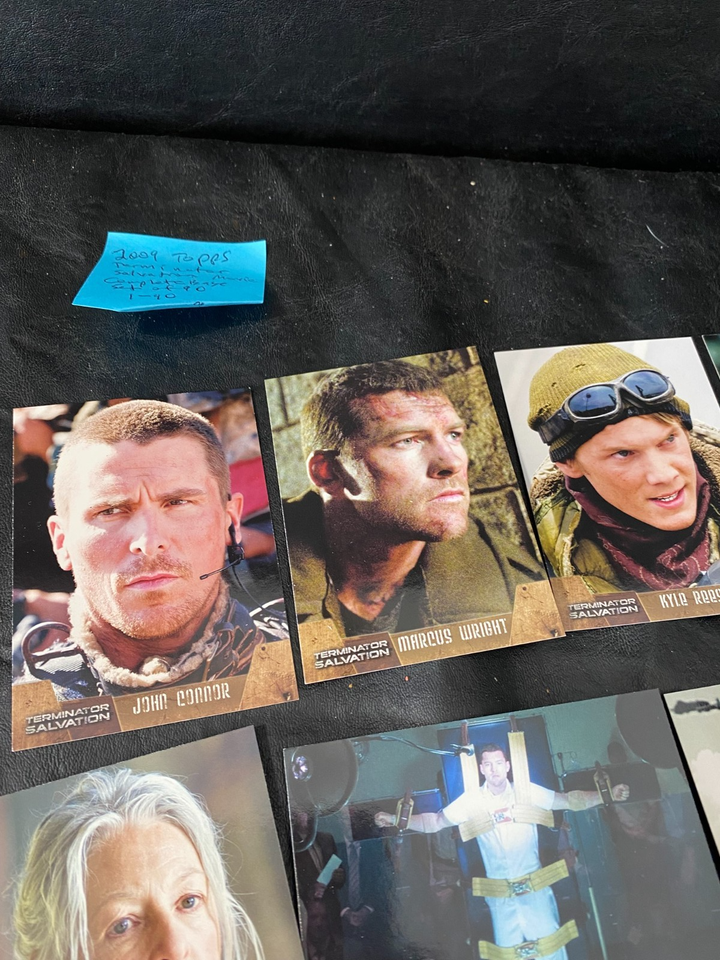 Star Wars Trading Cards Stickers Terminator Salvation T2 Superman II ...