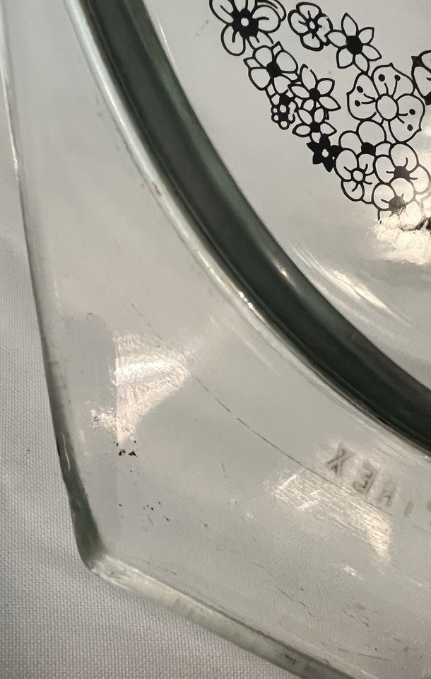 RARE Vintage Pyrex BUBBLE FLOWER 045 Casserole Factory Misprint Mistake ...