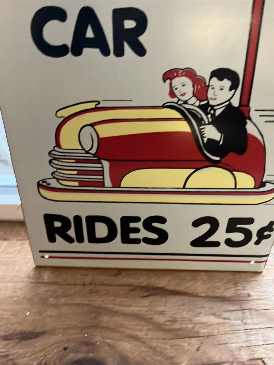 Vintage Carnival Ride Signs