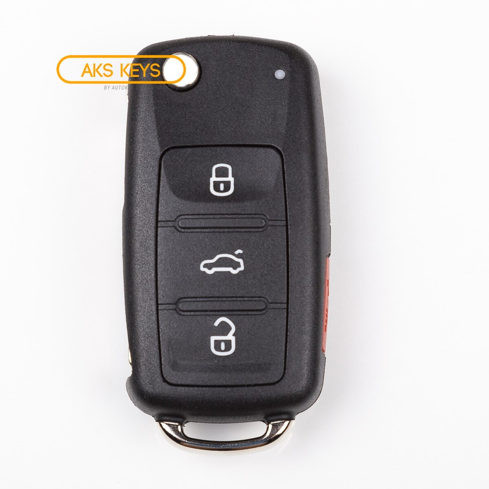 Replacement for VW Jetta 2017 2018 Remote Flip Key Fob NBGFS93N ...