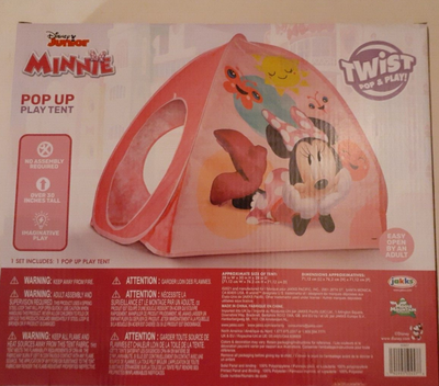 Minnie Mouse Teepee Disney Junior Minnie Mouse Pop Up Play Tent For