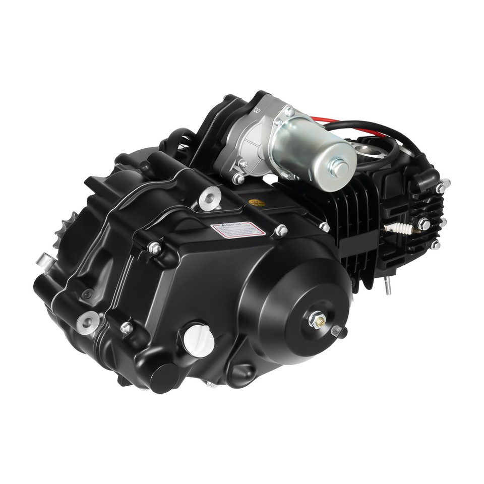 125CC 4 Stroke ATV Engine Motor w/Reverse Electric Start For ATVs GO ...