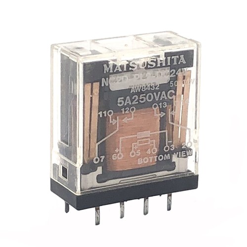 1Pc MATSUSHITA NC2D-PL2-DC24V 10Pin Power Relay 5A 250VAC NEW | eBay