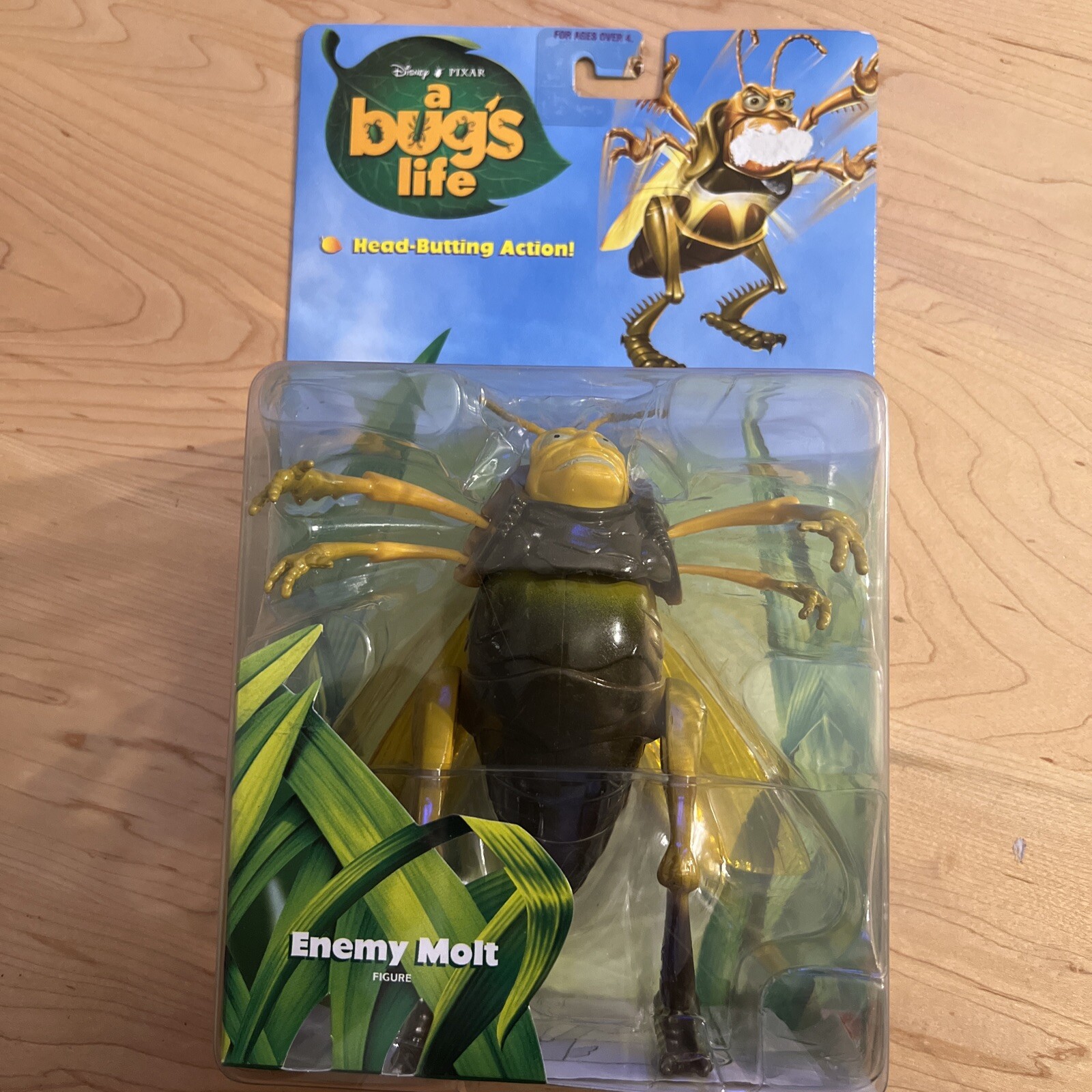 Disney Pixar A Bug's Life Enemy Molt Action Figure Mattel 1998 No ...