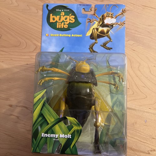 Disney Pixar A Bug's Life Enemy Molt Action Figure Mattel 1998 No ...