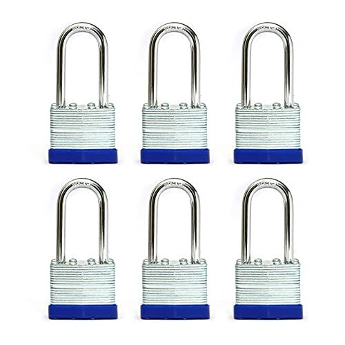 Laminated Keyed-Alike Padlock 1-9/16", 40mm Long Shackle 6 Pack | eBay