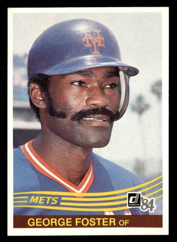 George Foster 1984 Donruss Card #312 New York Mets | eBay