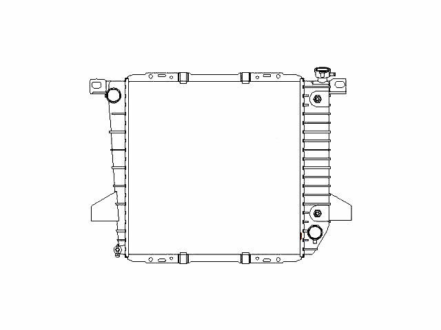 For 1995-1997 Ford Ranger Radiator 74512JK 1996 2.3L 4 Cyl Radiator | eBay