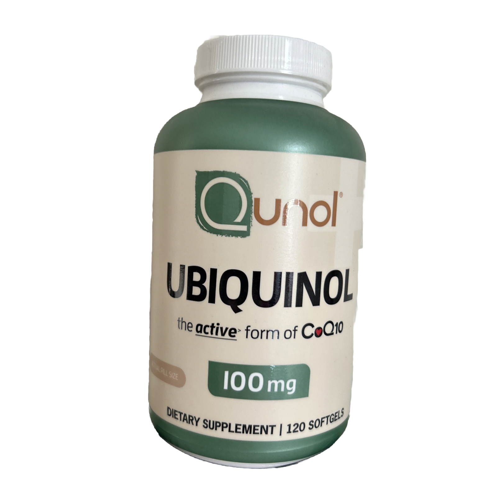 Qunol 14217120 100mg Ubiquinol CoEnzyme Q10 - 120 Softgels for sale ...