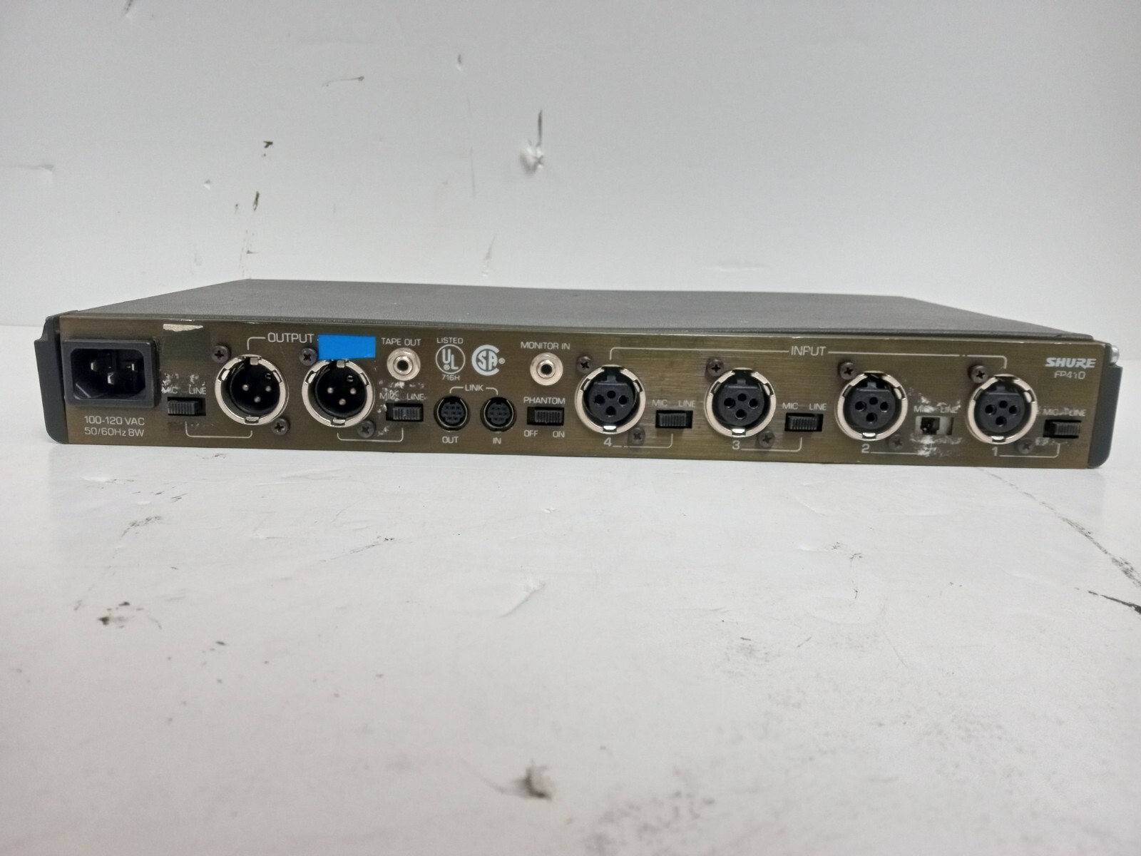 2x Shure Intellimix 4 Channel Microphone Mixer FP410 for sale online | eBay