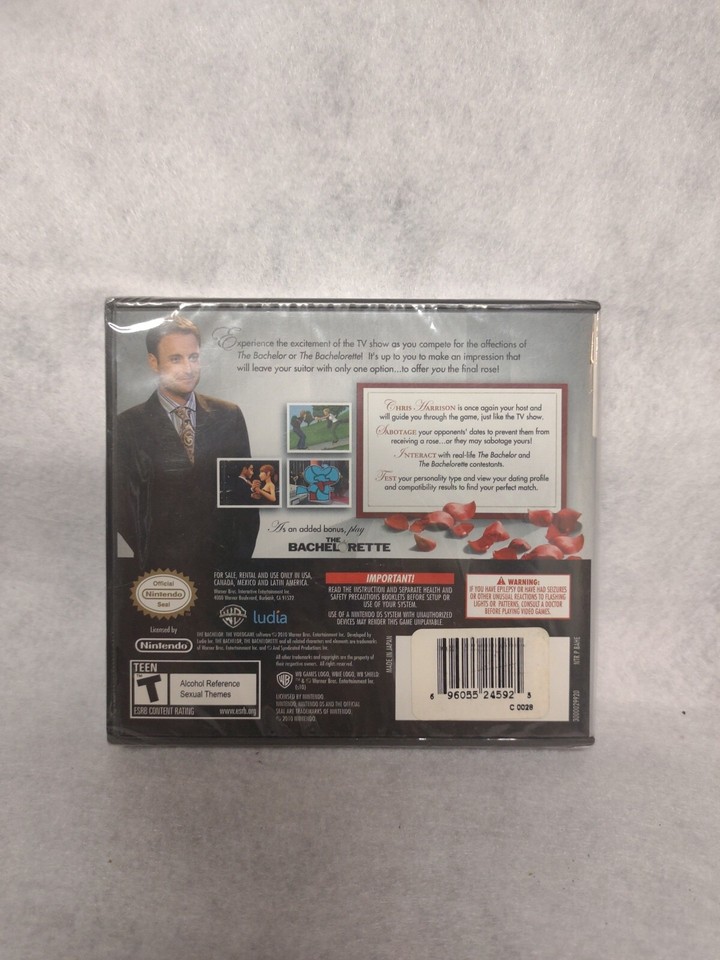 The Bachelor: The Videogame (2010) Nintendo DS Factory Sealed & The ...