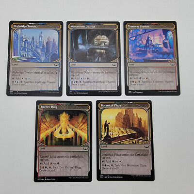 5 Dual Land - SNC (Showcase) - 1x of each - MP-NM - Sets - Magic MTG ...