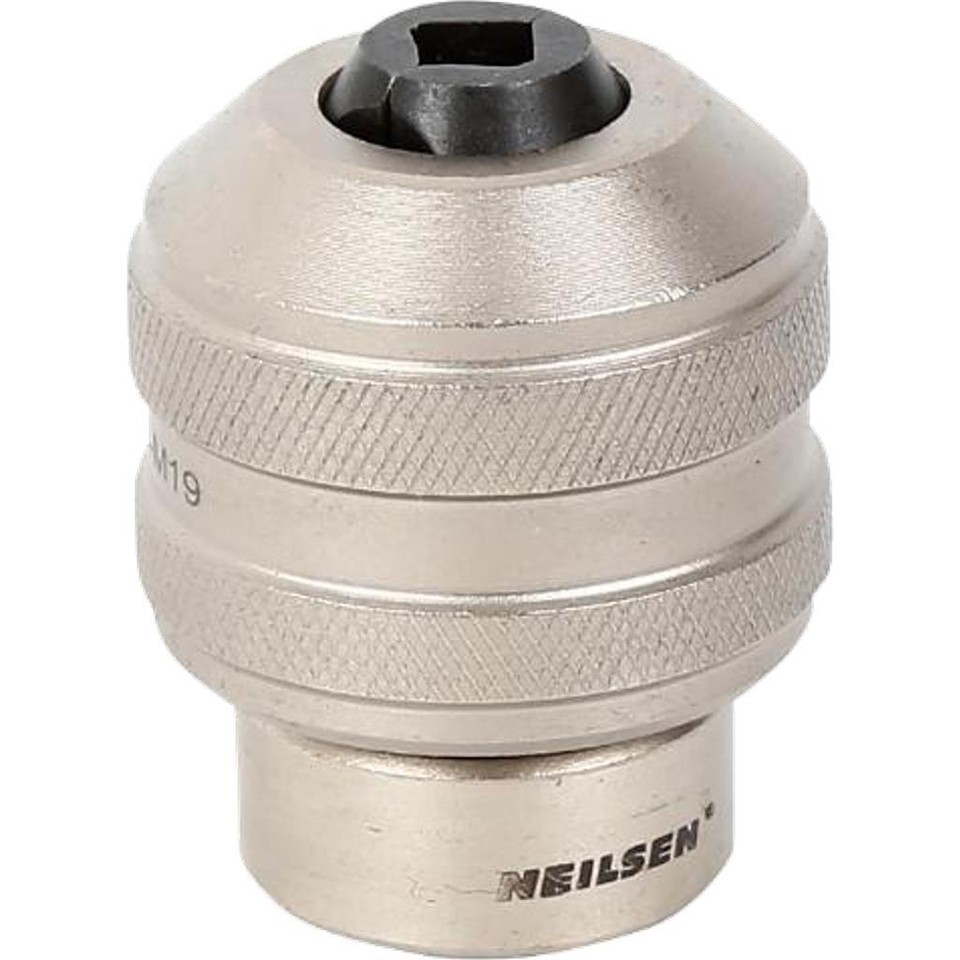 Neilsen Adjustable Interchangeable Tap Wrench Ratchet Chuck Socket 1/2 ...