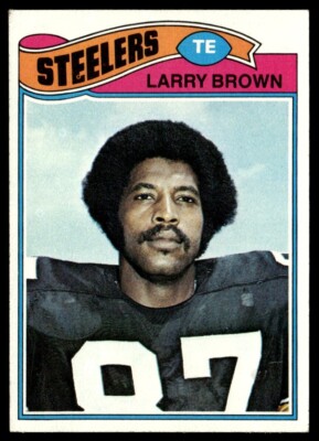 1977 Topps Larry Brown Pittsburgh Steelers #51 | eBay