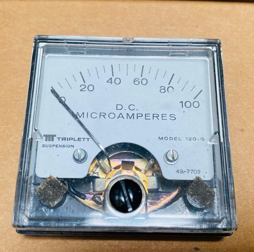 Triplett D.C. Microamperes meter model 120- G | eBay