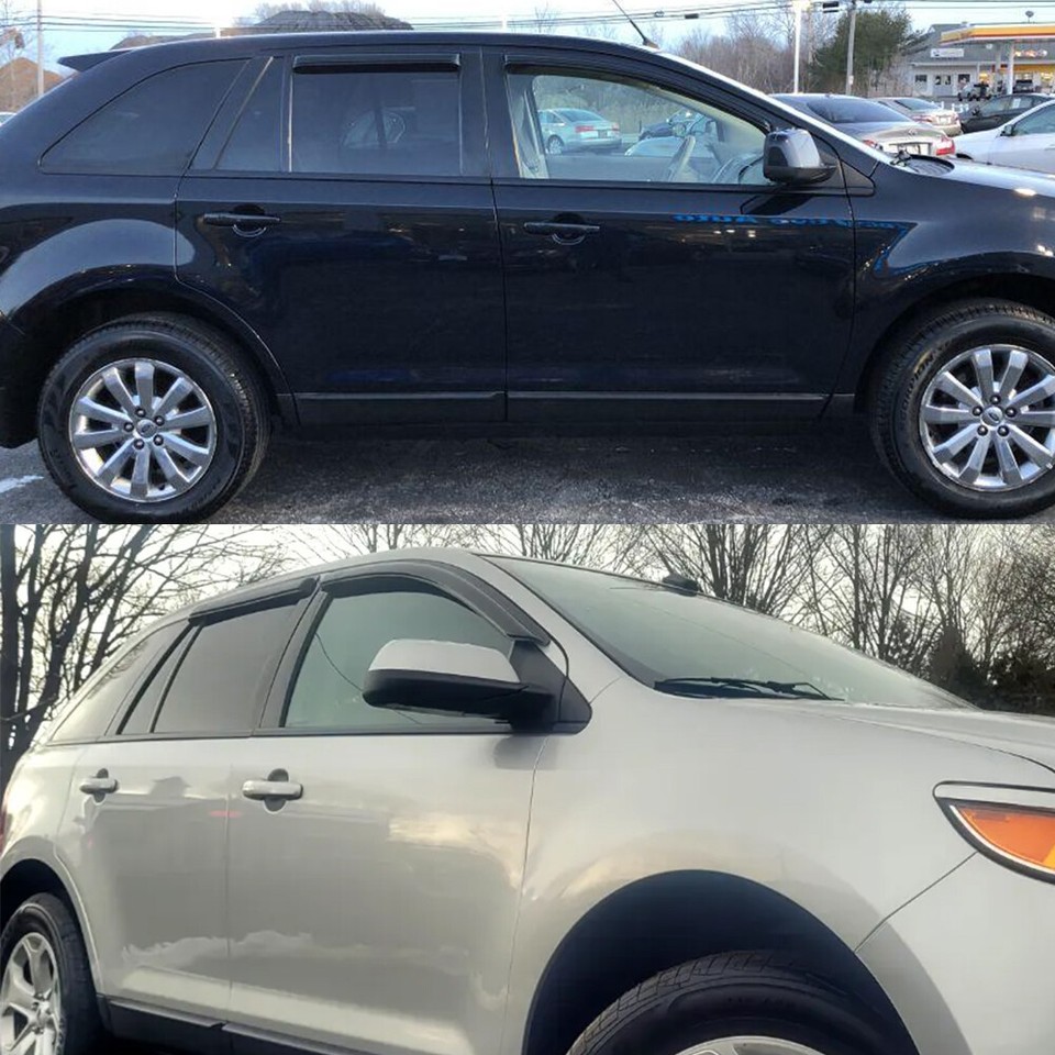Fit 2007-2014 Ford Edge Lincoln MKX Window Visors Sun Vent Shade Rain ...