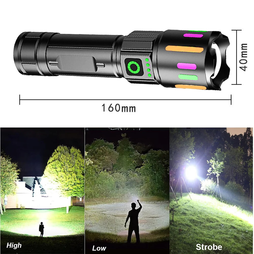 350000000 Lumen Super Bright LED Tactical Flashlight LED Work Light | eBay
