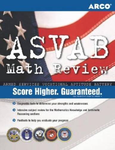 ASVAB Math Review, 1st ed (Arco ASVAB Math Review) - Paperback By Arco ...