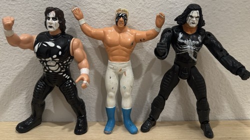 WCW Sting Action Figure Lot- Crow Sting & Surfer Sting | eBay