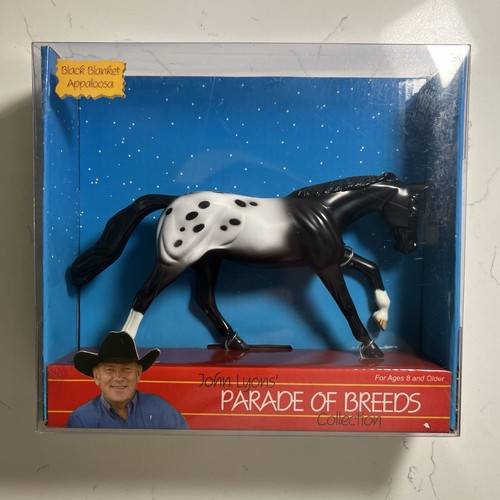 Peter Stone Co John Lyons Black Blanket Appaloosa Horse NIB Parade of ...