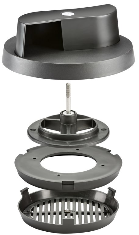 Flettner 2000 Roof Vent Black – Wind Powered Ventilator for Vans ...
