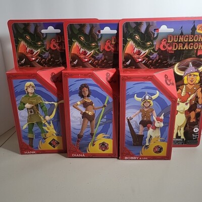 D&D Dungeons & Dragons Cartoon Classic Action Figure Lot: Diana Hank ...
