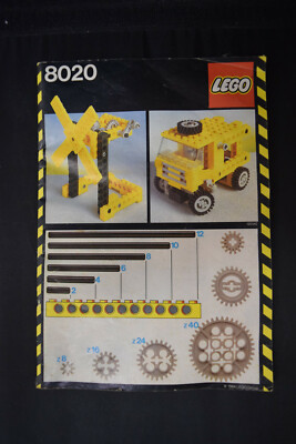 LEGO Instructions ONLY 8020 Technic Universal Building Set 1984 ...