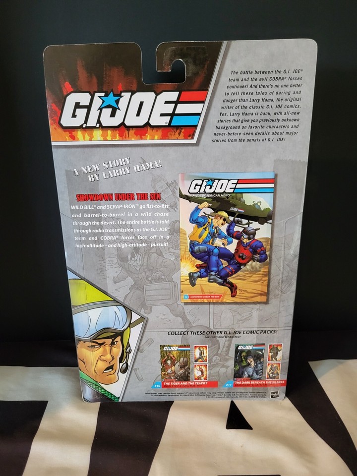 Scrap-Iron Wild Bill G.I. JOE COBRA 25th Anniversary Comic Pack MOC NEW ...