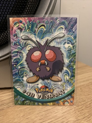 Pokemon Card Venonat #48 TOPPS Series 1 Blue Logo 1st Print NEAR MINT ...