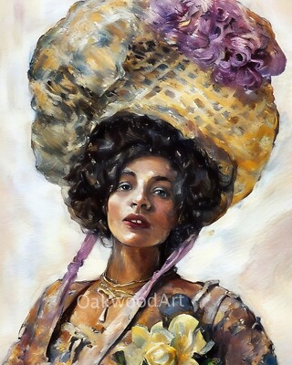 Portrait of AIDA OVERTON WALKER, Queen of the Cake Walk, Art ...