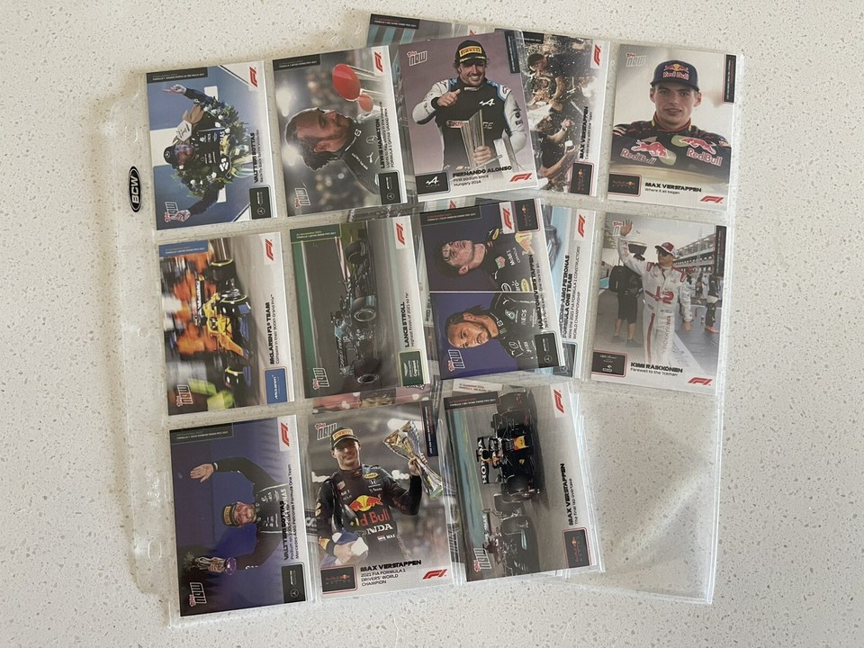 2021 TOPPS NOW FORMULA 1 F1 complete 89 card set Only 1500 Possible ...
