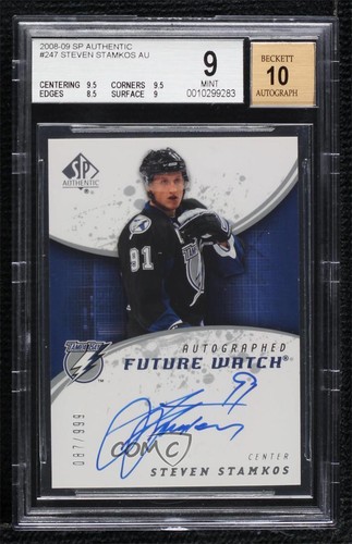 2008-09 SP Authentic - Autographed Future Watch #247 Steven Stamkos ...