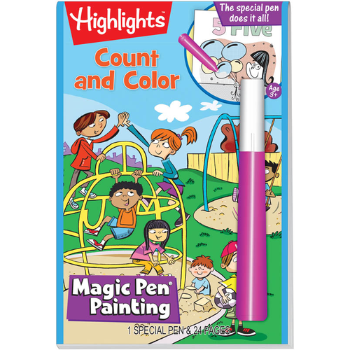 Highlights Magic Pen Painting Book Count & Color 77259110040 | eBay