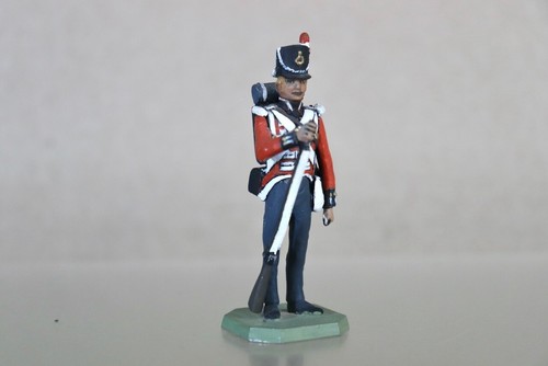 ROSE MINIATURES NAPOLEONIC BRITISH COLDSTREAM GUARD STANDING at EASE od ...