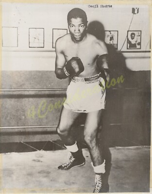 Vintage BOXING PHOTO Boxer Cecil Shorts N9oo | eBay