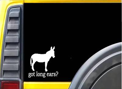 Got long ears Donkey K340 6 inch decal mule sticker | eBay