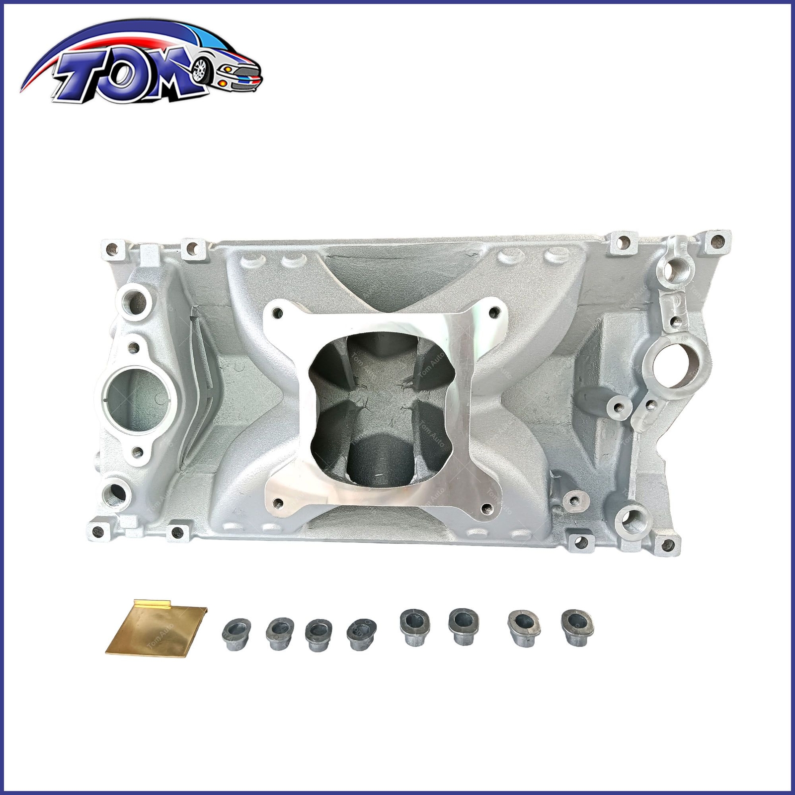 SBC CHEVY High Rise Aluminum Vortec Single Plane Intake Manifold 350 | eBay