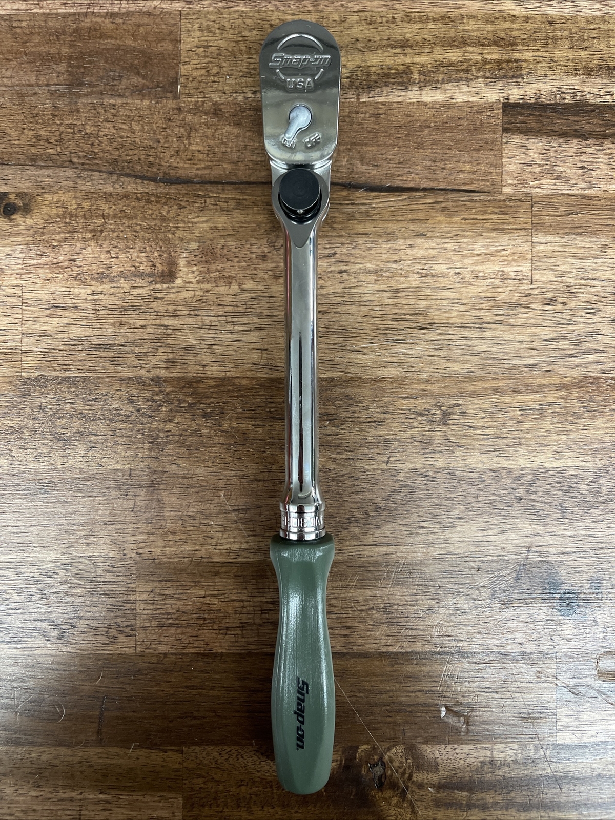 *NEW* Snap On Tools FHD80MP 3/8" Indexing Head COMBAT GREEN Hard Handle ...